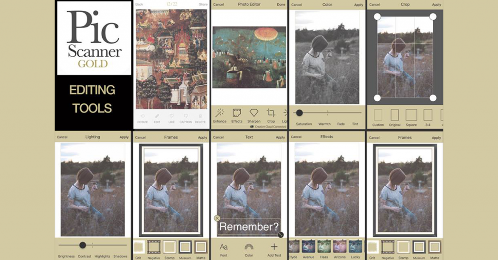Pic Scanner Gold Editing tools - Blog of Pic Scanner app for iOS